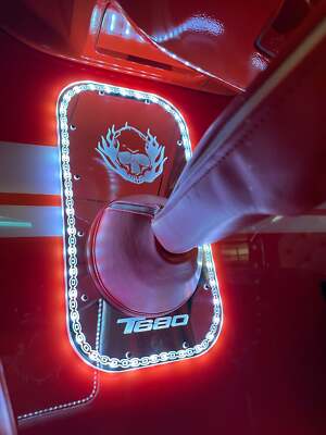 Kenworth T680 Shift Boot Plate KL Style RGB Color Changing with Remote ...