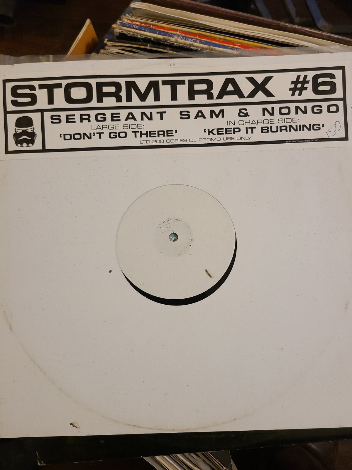 Strormtrax #6 Sergeant Sam & Nongo Don't Go There / Keep It Burning Ltd ...