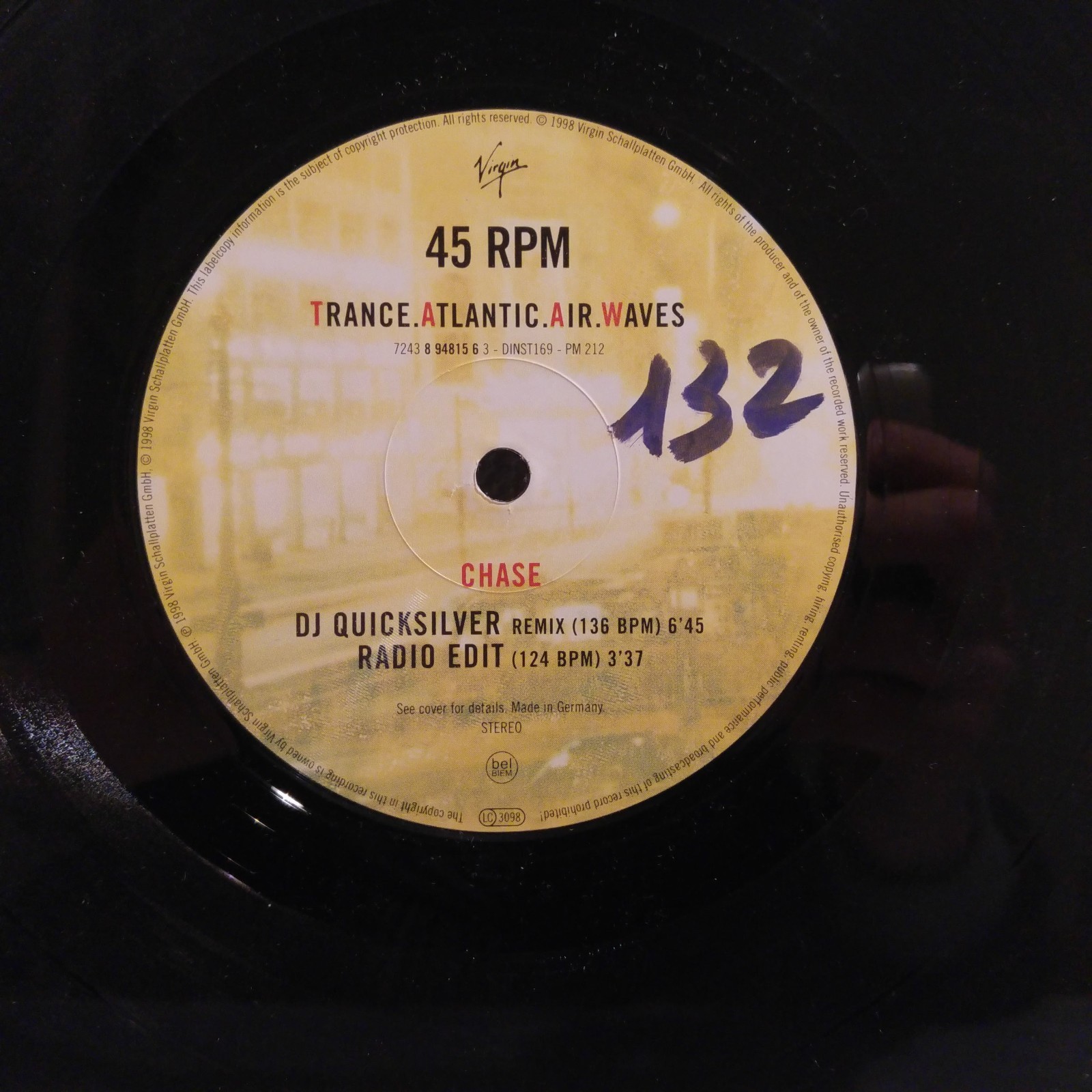 Trance.Atlantic.Air.Waves - Chase (Vinyl 12", Maxi 45 Tours) | eBay UK