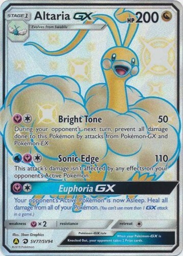 1x Altaria GX - SV77/SV94 - Full Art Ultra Rare NM-Mint Pokemon SM07.5 ...