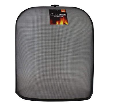 Fire Guard Screen Rounded Free Standing Cairngorm Spark Coal Fireplace ...
