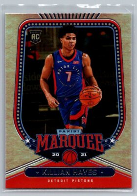 2020-21 Panini Chronicles Killian Hayes #253 RC Marquee Detroit Pistons ...