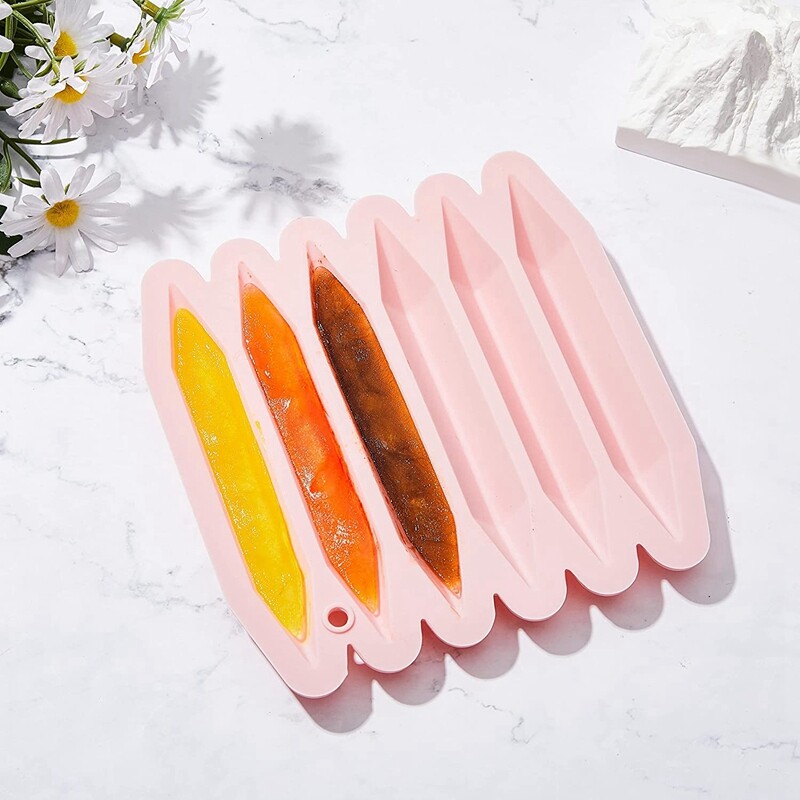 4 Pack Assorted Crayon Mold Cavities 3D Crayon Silicone Mold e7783 ...