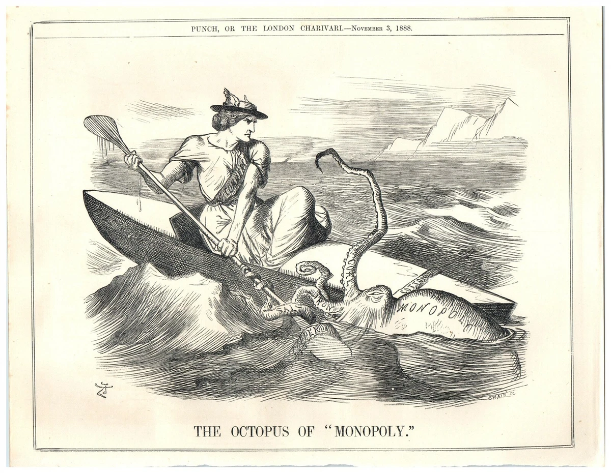 Monopoly Octopus Cartoon