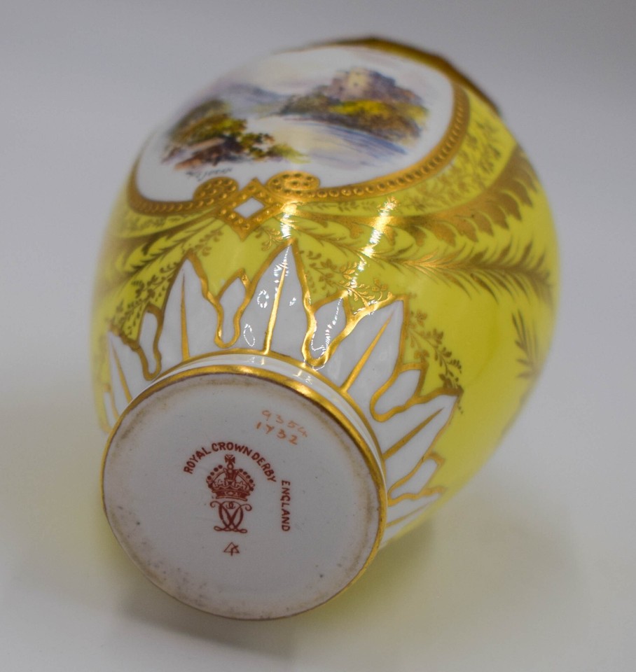 Royal Crown Derby Artist Signed Dean Hand Painted Vase, Circa 1925 | eBay