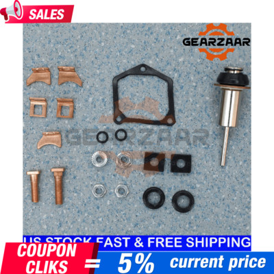 Starter Repair Rebuild Kit Solenoid Contact &Plunger Set For Toyota ...