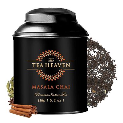 The Tea Heaven | Tea Gift - Masala Chai Whole Leaf Tea 150 Grams 50 ...