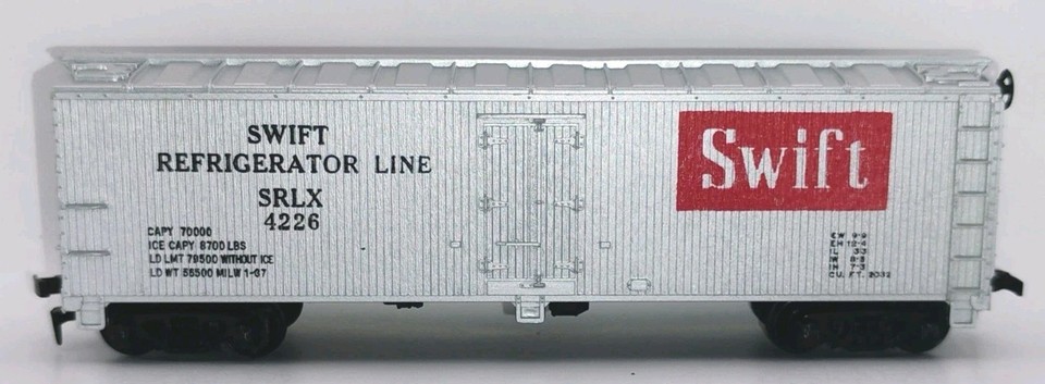 HO Scale Vintage Mantua Swift SRLX 4226 Metal Frame Freight ...