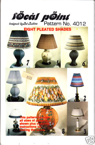 Craft Books: #1084 Pleated Lamp Shade Patterns | eBay