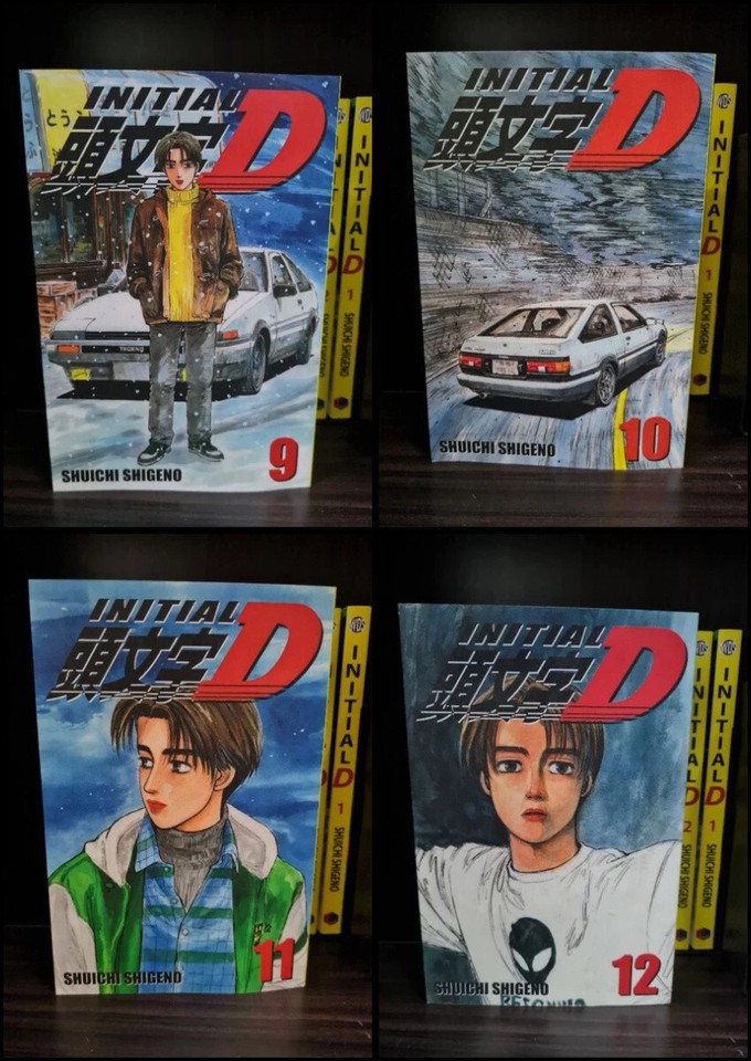 Initial D (Vol. 1-48) Manga Complete Set Full/Loose English Version Comic Series | eBay
