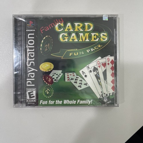 Family Card Games Fun Pack (Sony PlayStation 1, 2003) for sale online ...