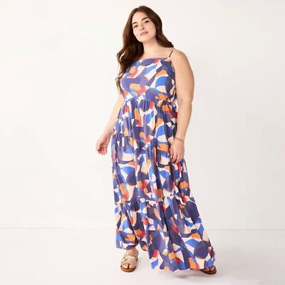 NWT Nine West Bold Maxi Dress. Size 3X | eBay
