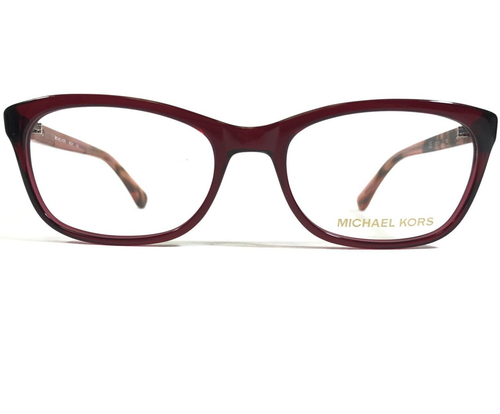 Michael Kors Eyeglasses Frames MK281 618 Red Brown Tortoise Square 52-18-135 | eBay