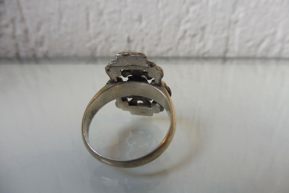 Anello Bello, Molto Vecchio, 835 Argento Con Marcasite | eBay