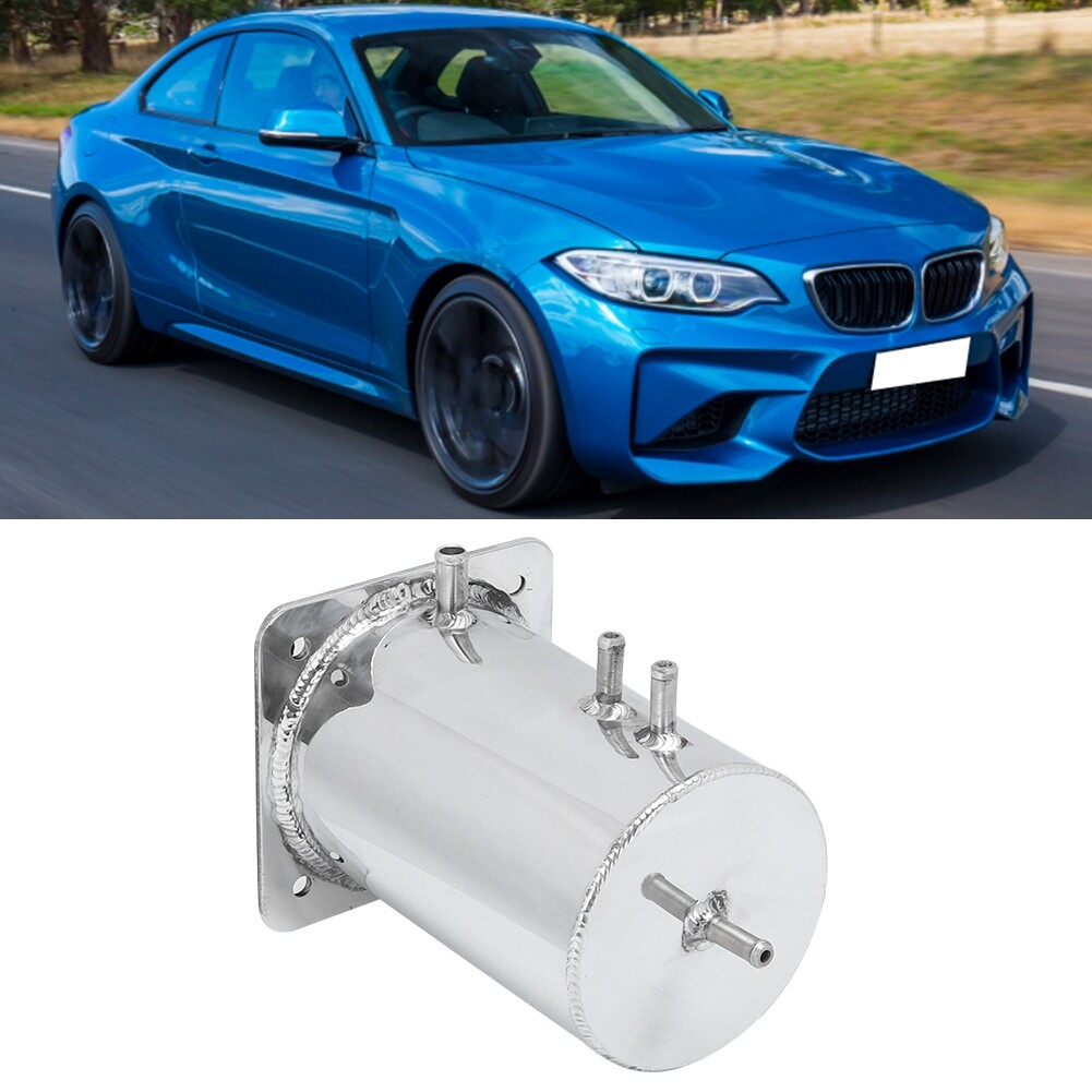 Car Mirror Polished Fuel Swirl Pot Alloy 2 LT Fuel Tanks Box Part For ...
