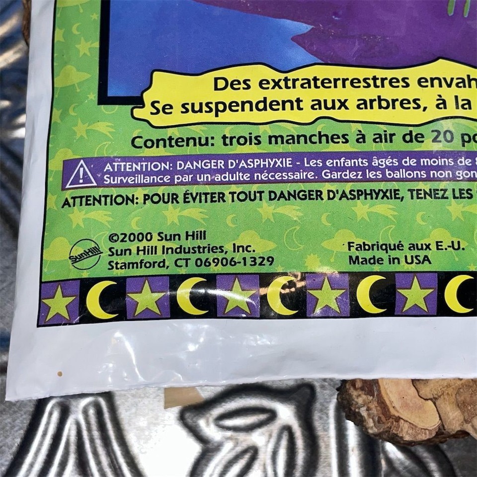 Vtg Set of 3 Alien Windsocks - Over 3 Feet Long - Halloween Yard ...