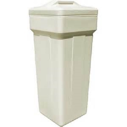 Complete square brine tank for water softener 15x17x33" with safety ...