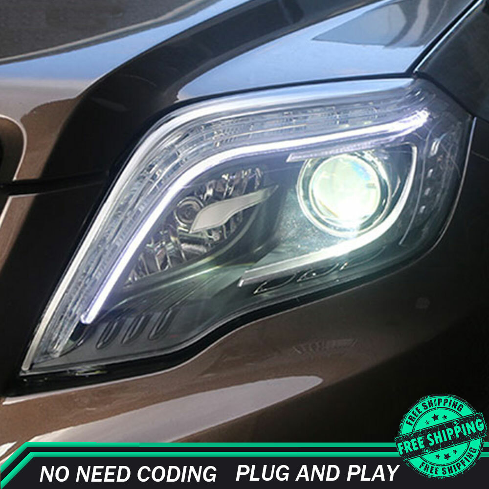 For Benz GLK Headlight Assemblies 2013-2015 LED Beam Projector LED DRL ...