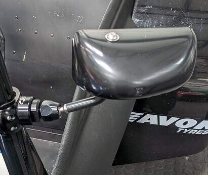 SPA Design Caterham Mirror black Convex LH - Fixes to windscreen or ...