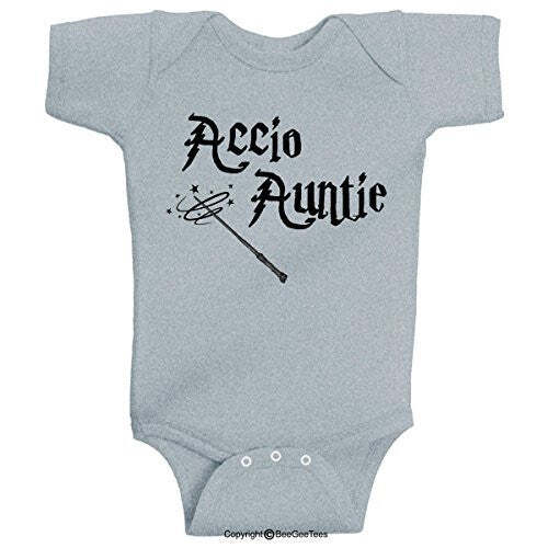 Accio Auntie Funny Harry Baby One-Piece by BeeGeeTees (Unisex-Baby) | eBay