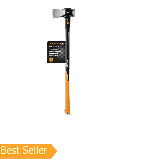 Fiskars 8 lb. Splitting Maul - 36" Shock-Absorbing, Comfort Grip Handle ...