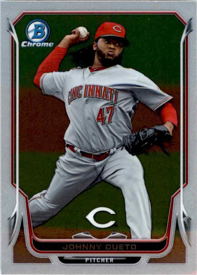2014 Bowman Chrome #85 Johnny Cueto Cincinnati Reds Baseball Card | eBay