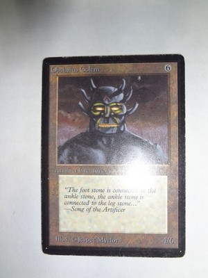 MTG MAGIC THE GATHERING CARD ORIGINAL BETA LIMITED ARTIFACT OBSIANUS ...