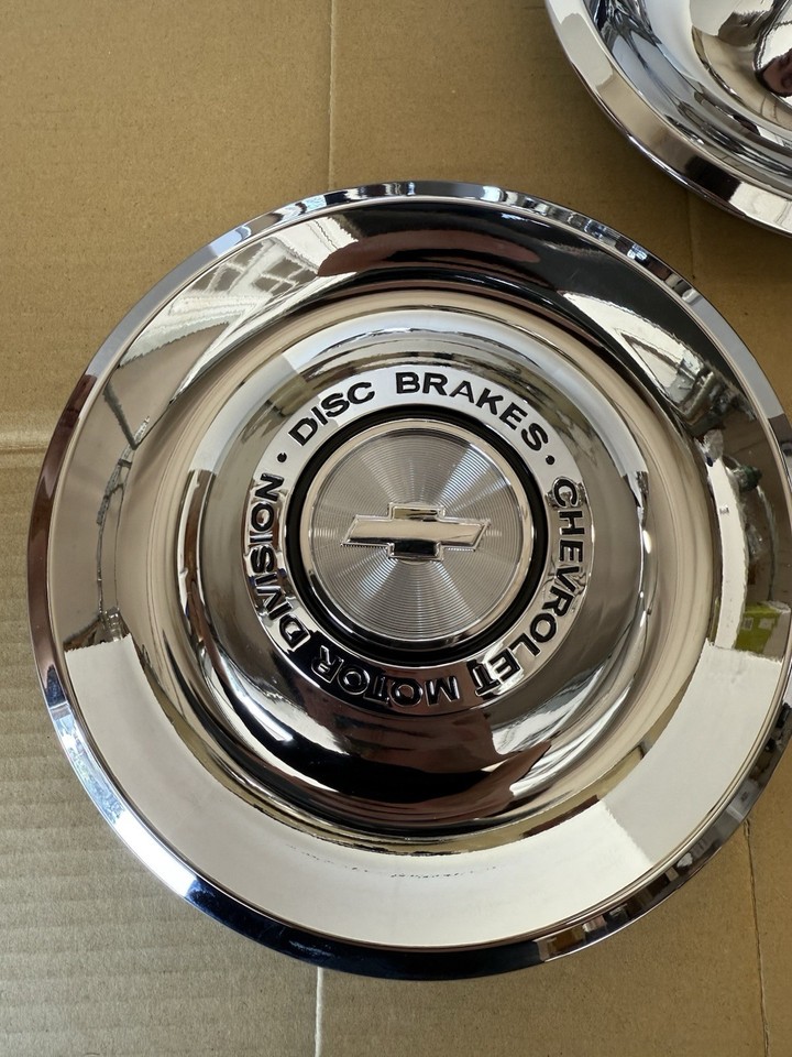 (4) ORIGINAL STYLE GM LICENSED DISC BRAKES CENTER CAPS FOR THE RALLY ...