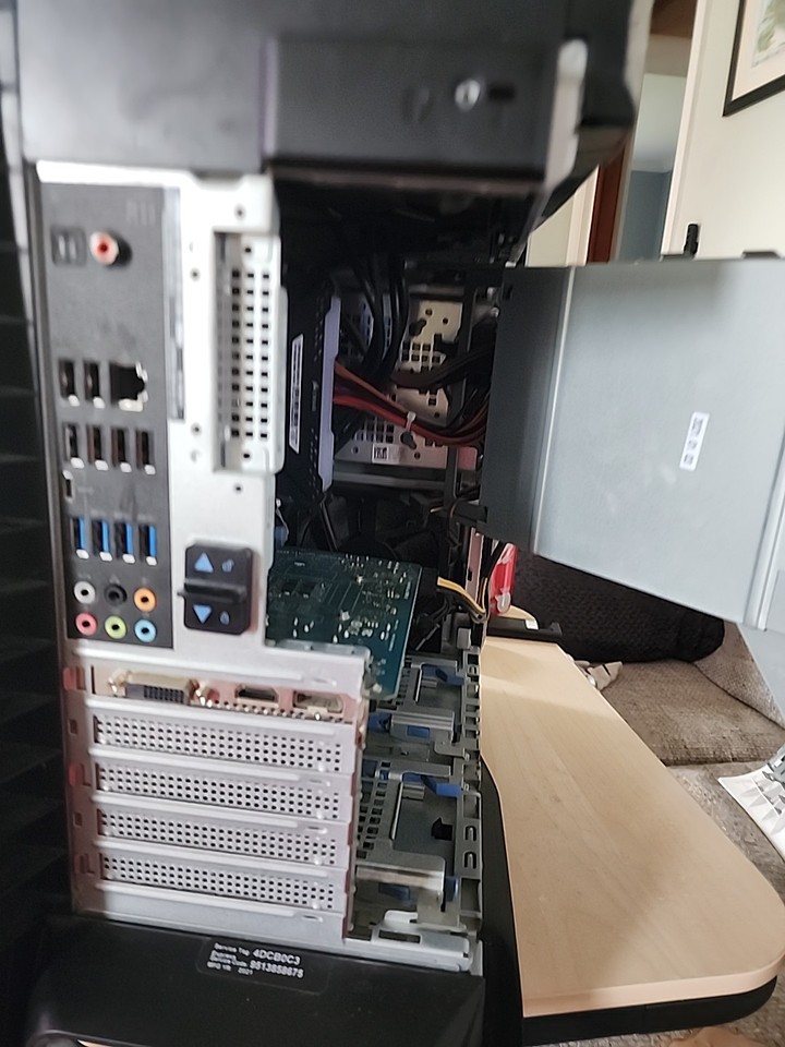 Alienware Aurora R11 Gaming Desktop Case, Cpu Port Damaged..Rest Should ...