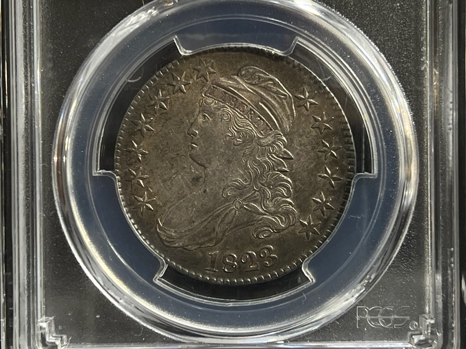 1823 US Capped Bust Half Dollar - PCGS AU53 | eBay