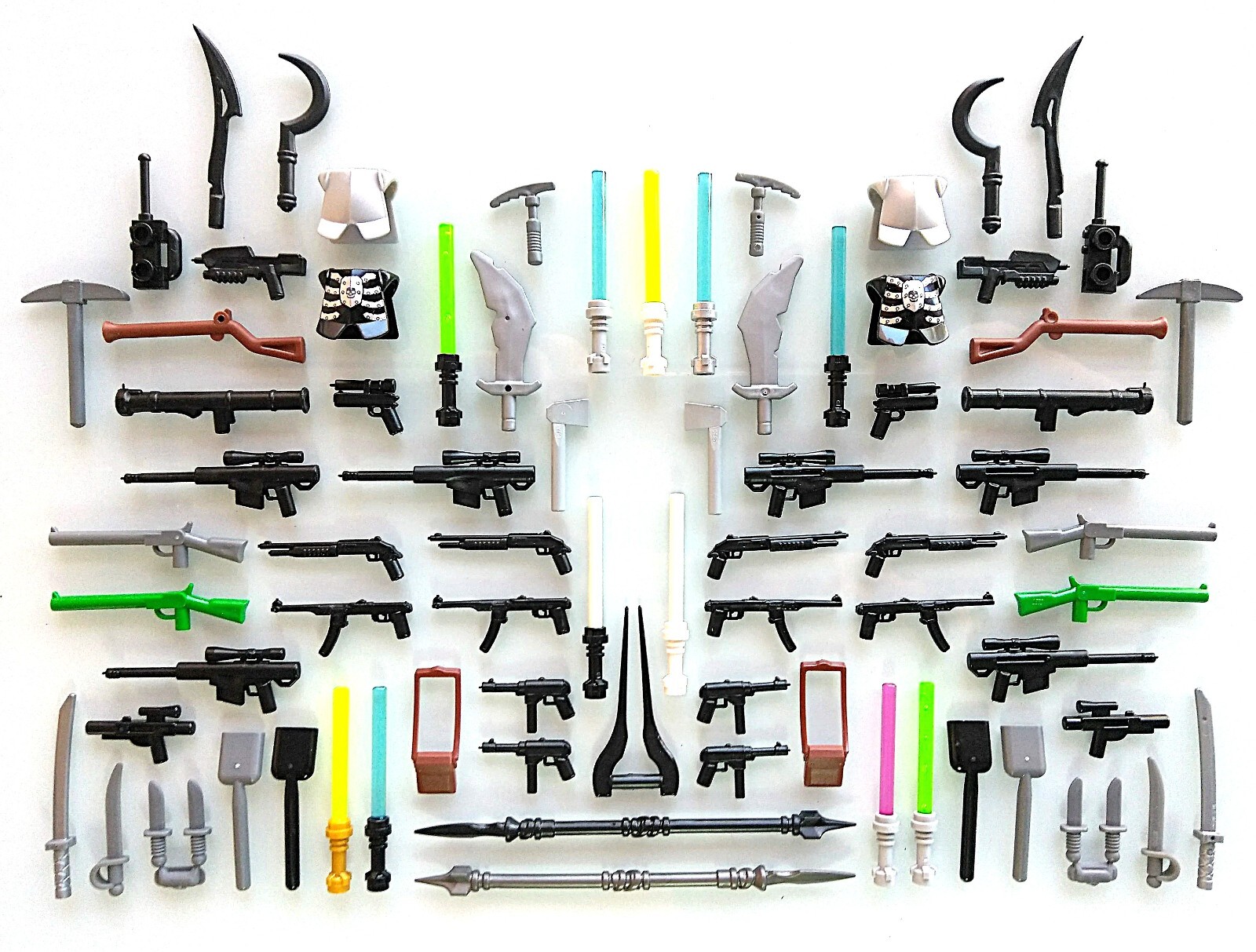 Guns accessories for Lego Minifigures Lot of 78 New Star Wars Shovel ...