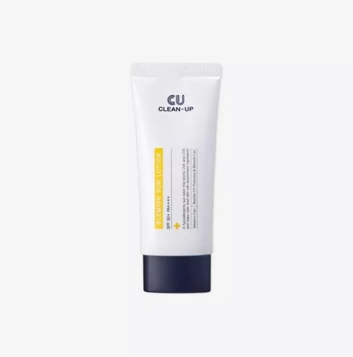 CUSKIN CU CLEAN-UP Blemish Sun Lotion 60ml - SPF50+ PA++++ - Calmant ...