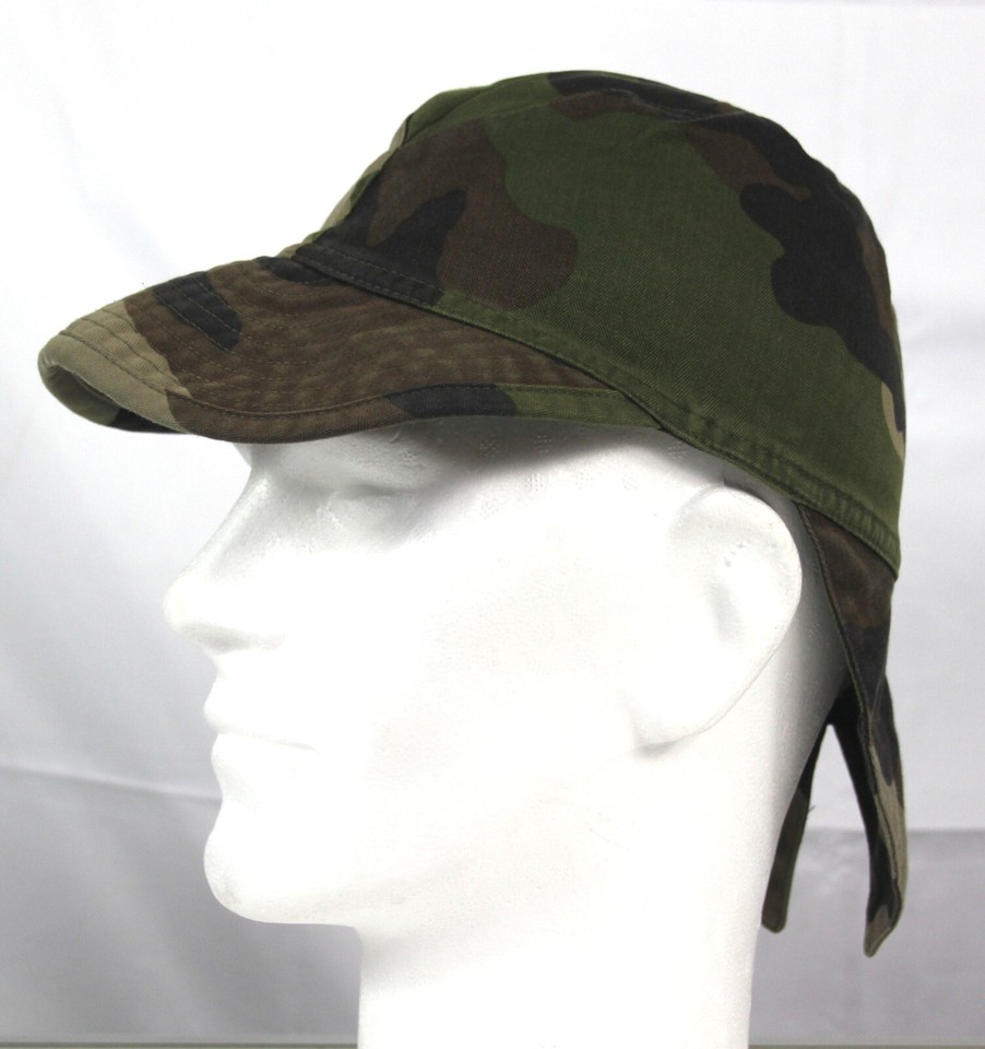 Genuine Surplus French Army CCE Camouflage Bigeard Cap Camo Fatigue Cap ...