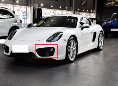 For 14-16 Porsche Cayman 981C Front Fog Lamp Cover Grille Fog Lamp ...
