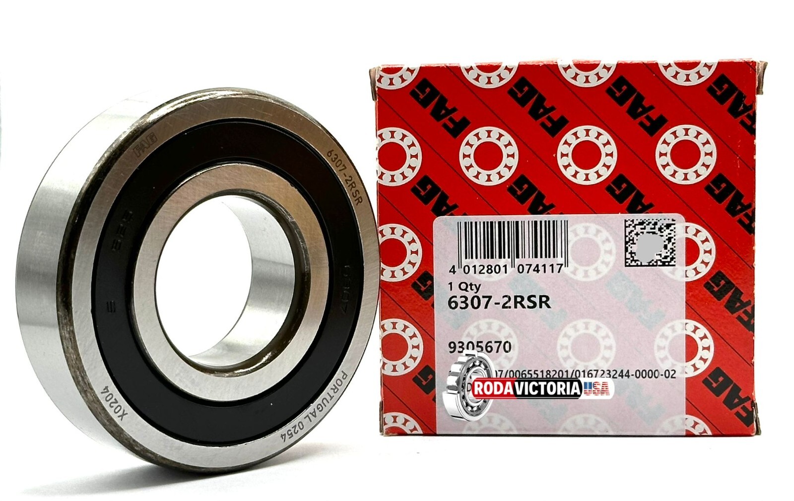 FAG 6307 2RSR C3 DEEP GROOVE BALL BEARING, RUBBER SEALED 35x80x21 mm | eBay
