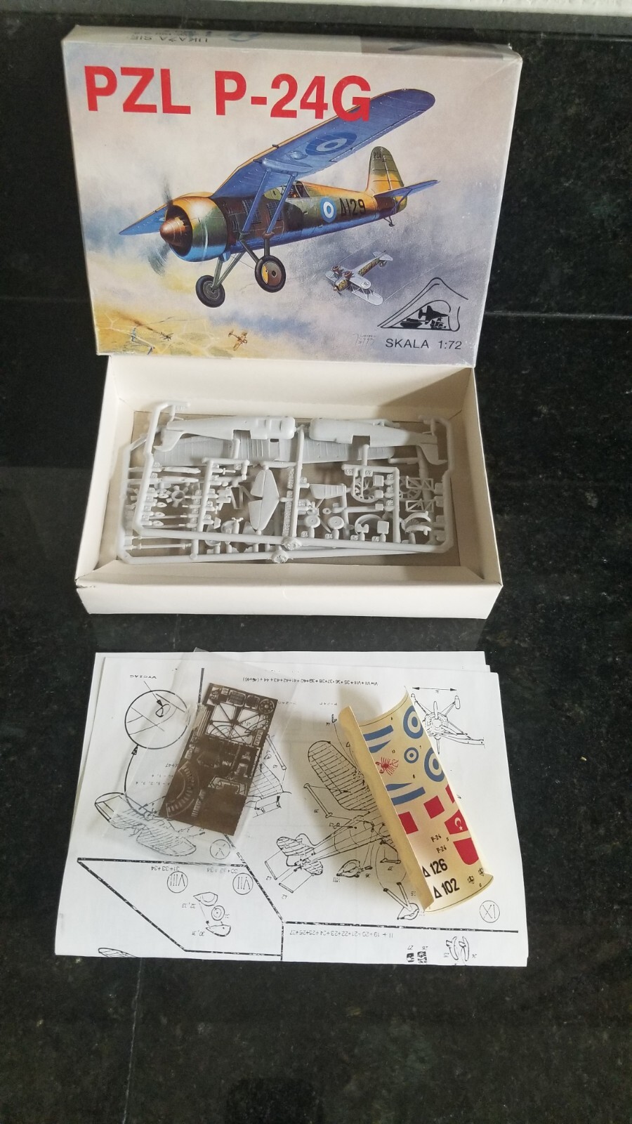 VINTAGE RPM PZL P-24G FIGHTER PLANE 1/72 SCALE MODEL KIT | eBay