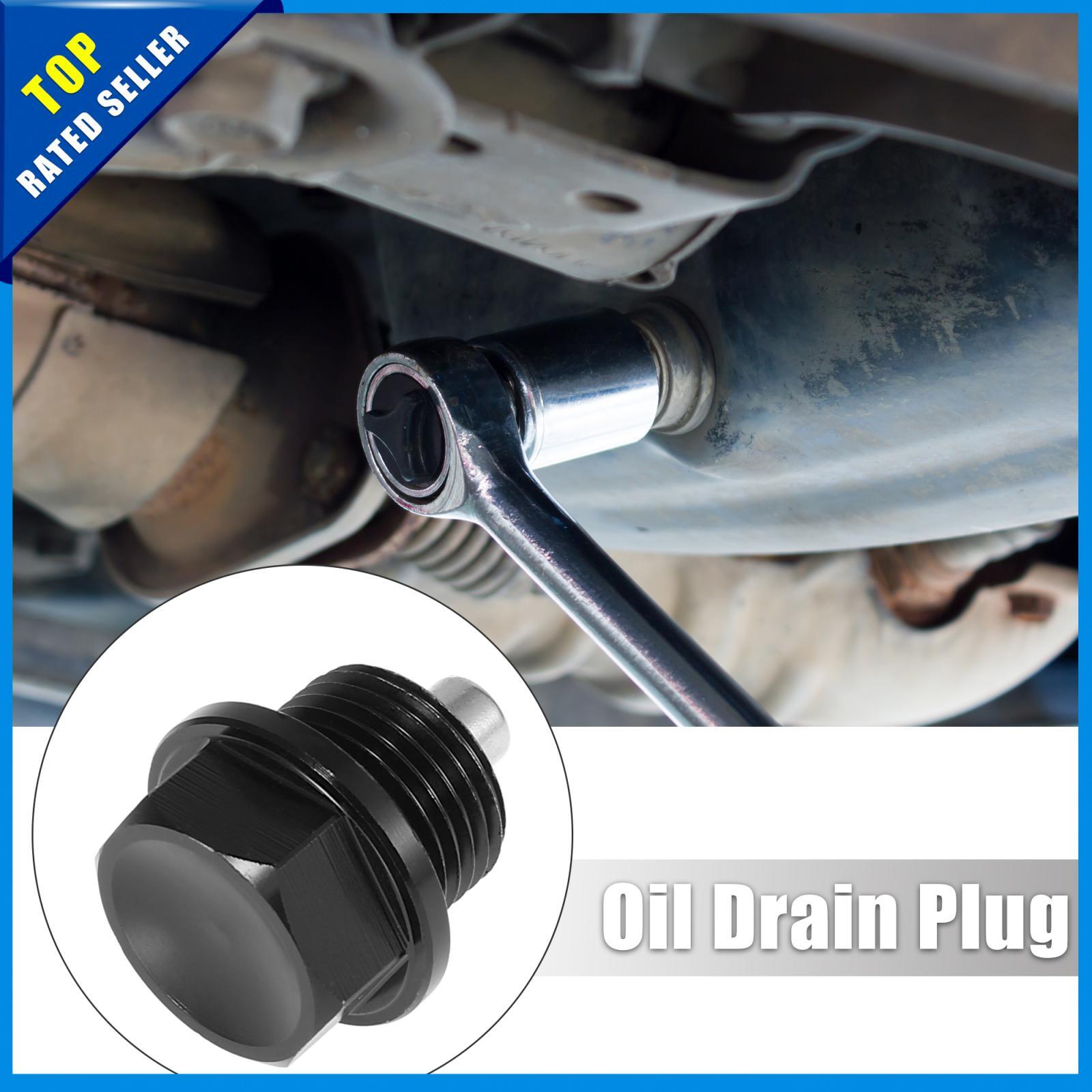 Universal M18x1.5 Magnetic Oil Drain Plug Sump Drain Nut W/ Gasket Pack ...