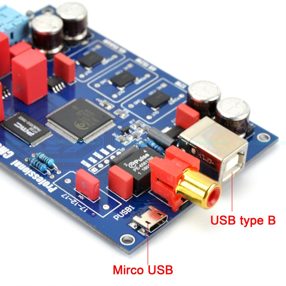 Dual USB CM6631A ES9023 DAC Hifi USB DAC Digital Interface Android ...