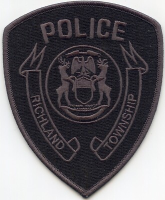 RICHLAND TOWNSHIP MICHIGAN subdued POLICE PATCH | eBay