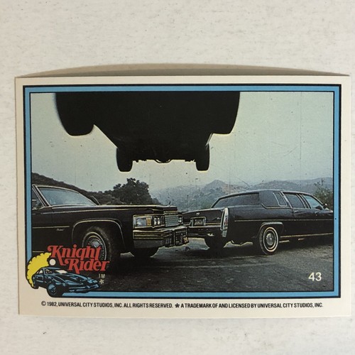 Knight Rider Trading Card 1982 #43 William Daniels Kitt | eBay