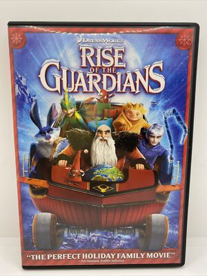 RISE OF THE GUARDIANS DVD Chris Pine, DreamWorks Easter Bunny Santa ...