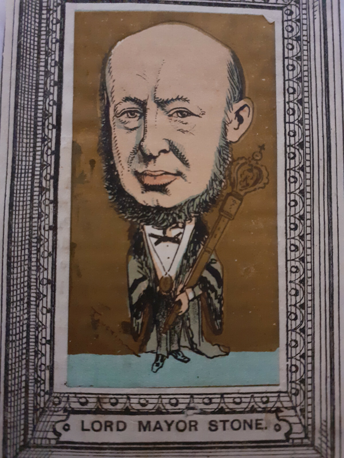 Faustin Betbeder print caricature Lord Mayor Stone | eBay UK