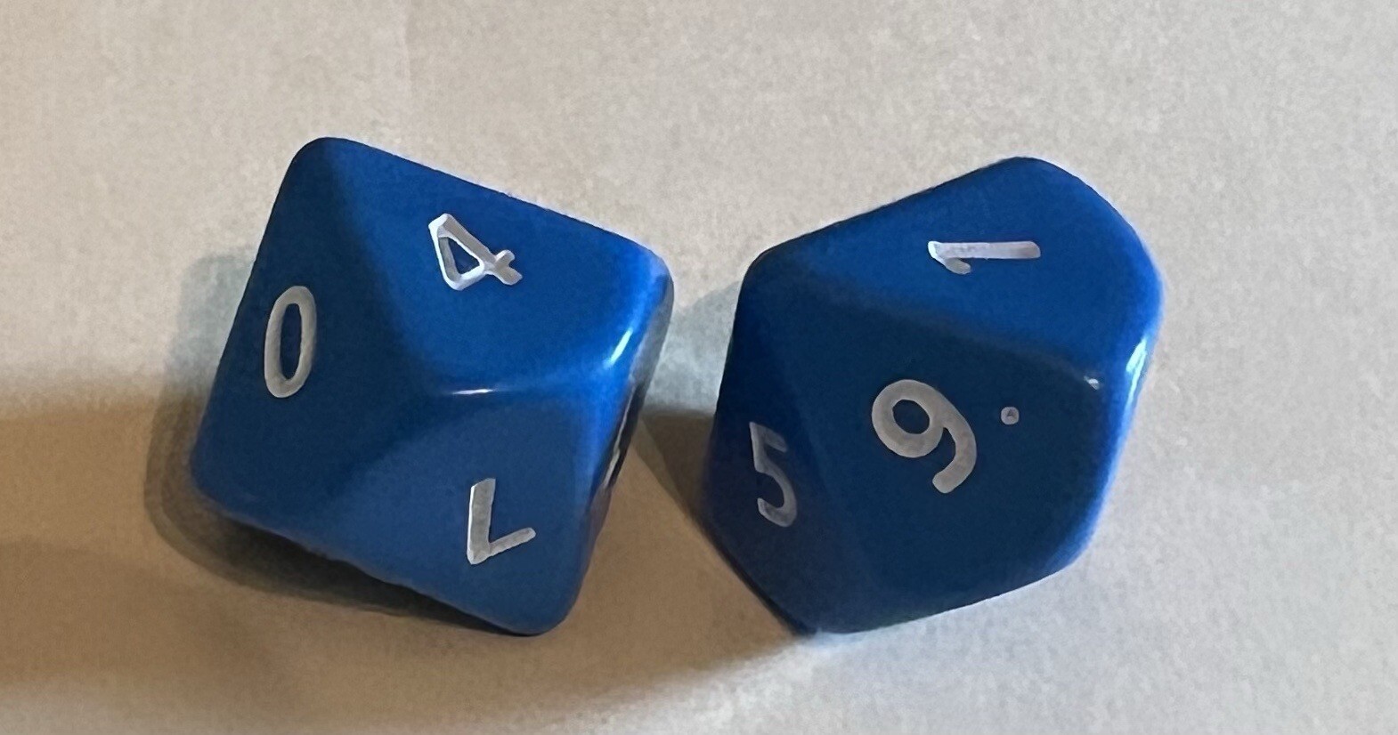 8 Decimal Dice , Ones, Tenths, Hundredths, Thousandths, Large Color ...