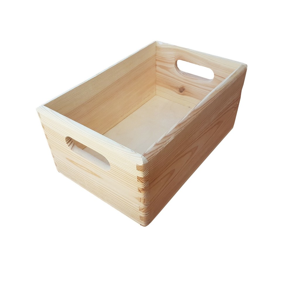 Wooden Box, 30 cm Long, Unpainted / For Decoupage | eBay UK