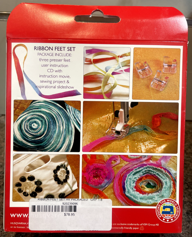 Viking Husqvarna Ribbon Feet Set 920 239 - 096 | eBay
