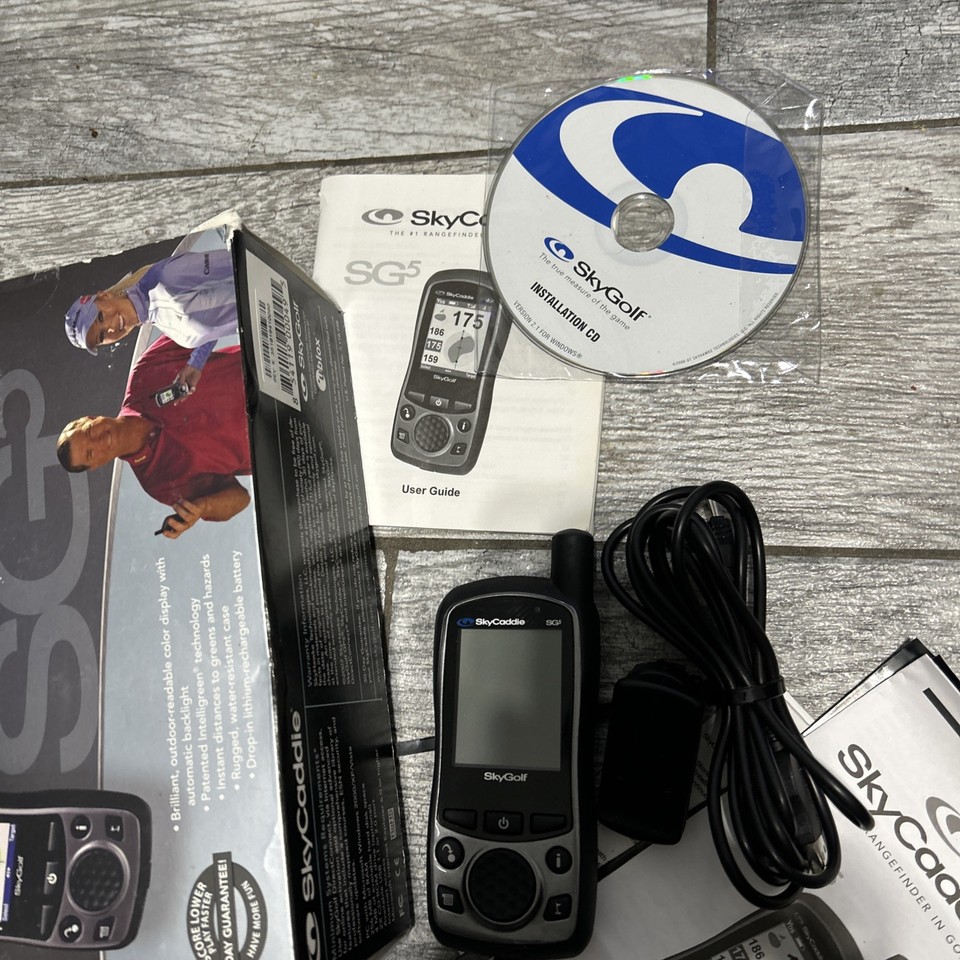 Sky Caddie SGX Golf Course GPS Map Range Finder Golf Courses EUC | eBay