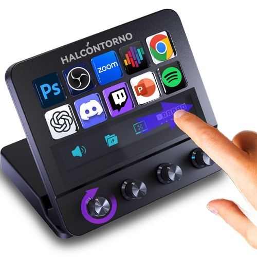 Stream Dock - Mirabox Steamdeck for PC Mac, Wired Streaming Controller ...