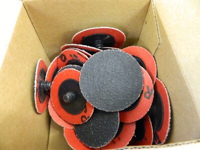 NORTON Quick-Change Disc 25pk: Speed-Lok TR, 2″ Disc Dia, 50 Grit ...