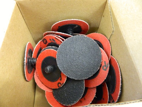 NORTON Quick-Change Disc 25pk: Speed-Lok TR, 2″ Disc Dia, 50 Grit ...