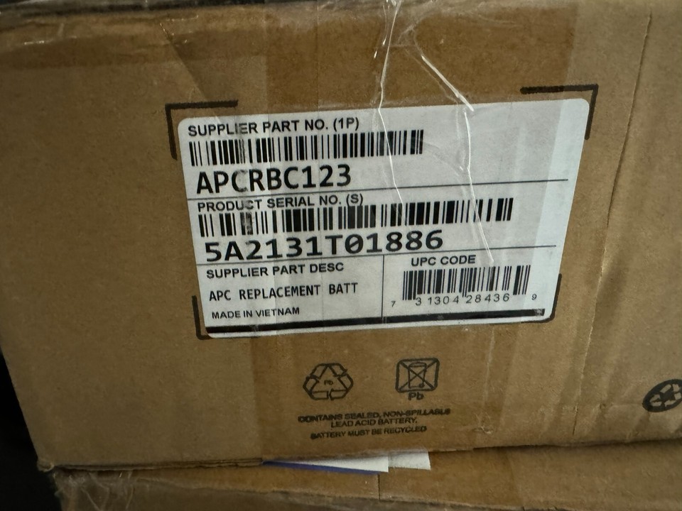 APC RBC123 Replacement Battery Cartridge No 123 731304284369 | eBay